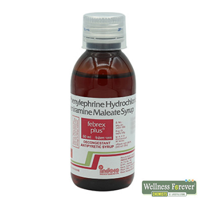 Buy FEBREX-PLUS SYP 60ML Online, View Uses, Review, Price, Composition ...