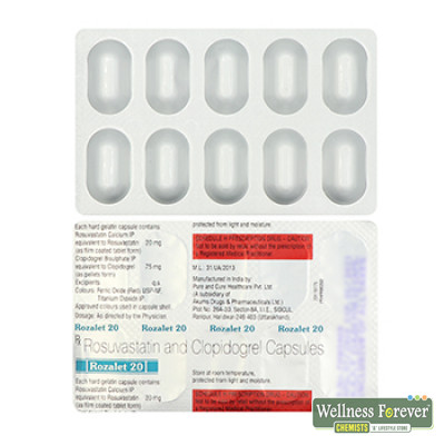 ROZALET 20MG 10CAP Upto 33% Off