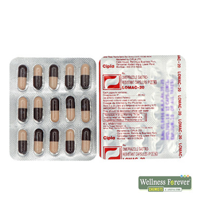 LOMAC 20MG 15CAP Upto 25.00% Off | Wellness Forever