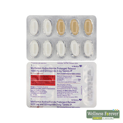 Buy GLIMY-M2 FORTE 10TAB Online, View Uses, Review, Price, Compoistion ...