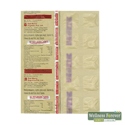 Buy M-NEURON FORTE 10TAB Online, View Uses, Review, Price, Composition ...