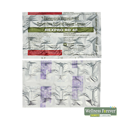 Buy NEXPRO-RD 40MG 10CAP Online, View Uses, Review, Price, Composition ...