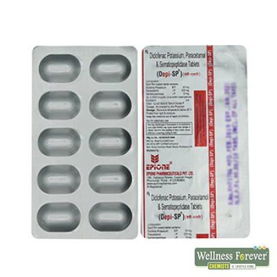 Buy DEPI-SP 10TAB Online, View Uses, Review, Price, Composition ...