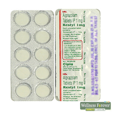 Buy RESTYL 1MG 10TAB Online, View Uses, Review, Price, Compoistion ...